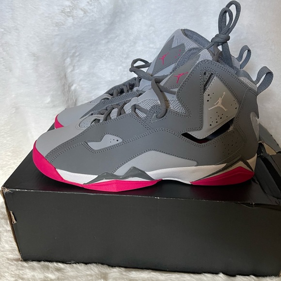 Jordan | Shoes | New Jordan True Flight Greypinkwhite Size 9y | Poshmark